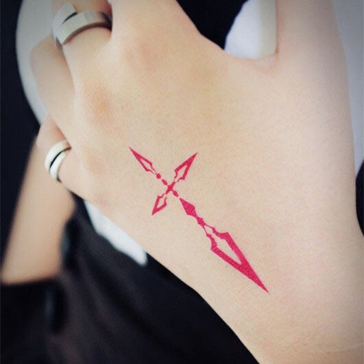 Command Seal Tattoos Fate Series Emiya Kiritsugu Tattoo Sticker
