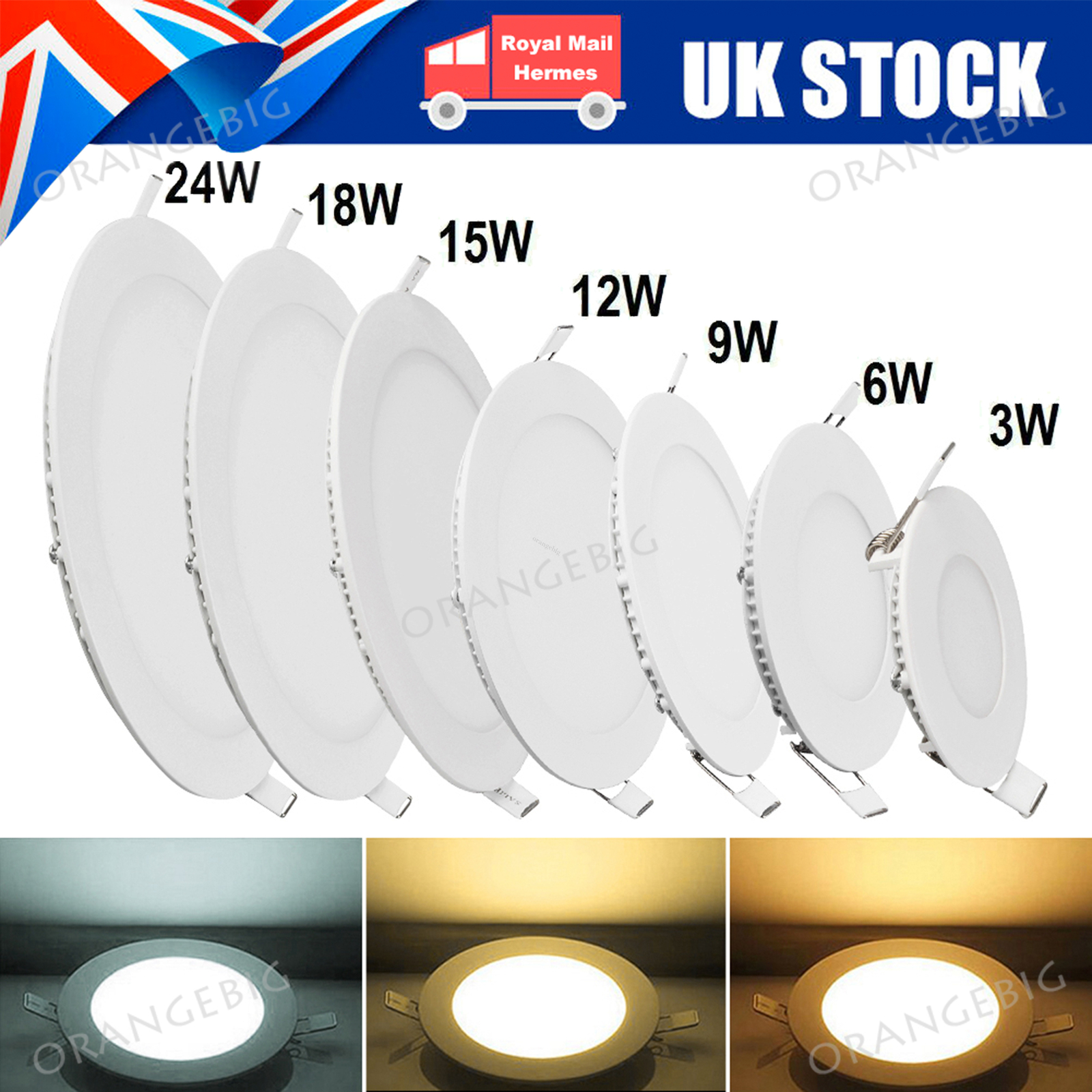 Ultra Slim Recessed Led Flat Panel Ceiling Spotlights | Shelly Lighting