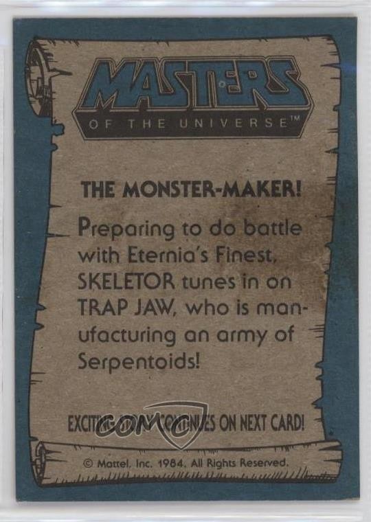 1984 Mattel Masters of the Universe The Monster-Maker! #24 10no | eBay