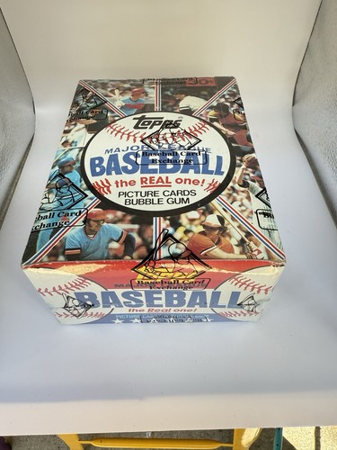 1981 Topps Baseball Wax Box UNOPENED BBCE SEALED AUTHENTICATED WRAPPED ...