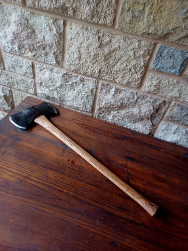 VINTAGE DOUBLE BIT 2.5 LB. CRUSER AXE FIREWOOD TRAPPING CAMPING HIKING ...