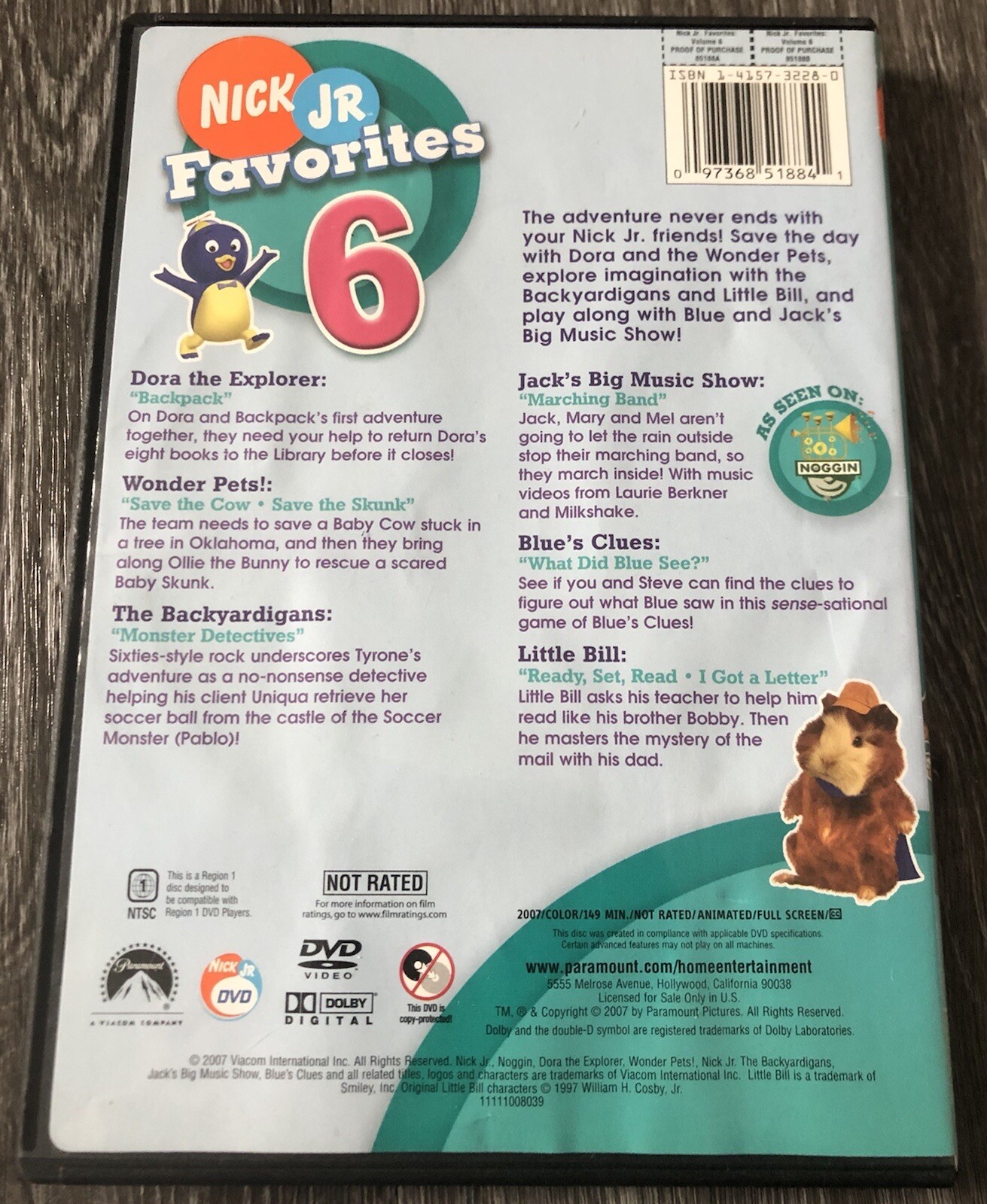Nick Jr Favorites Vol 6 DVD Blues Clues | Grelly USA