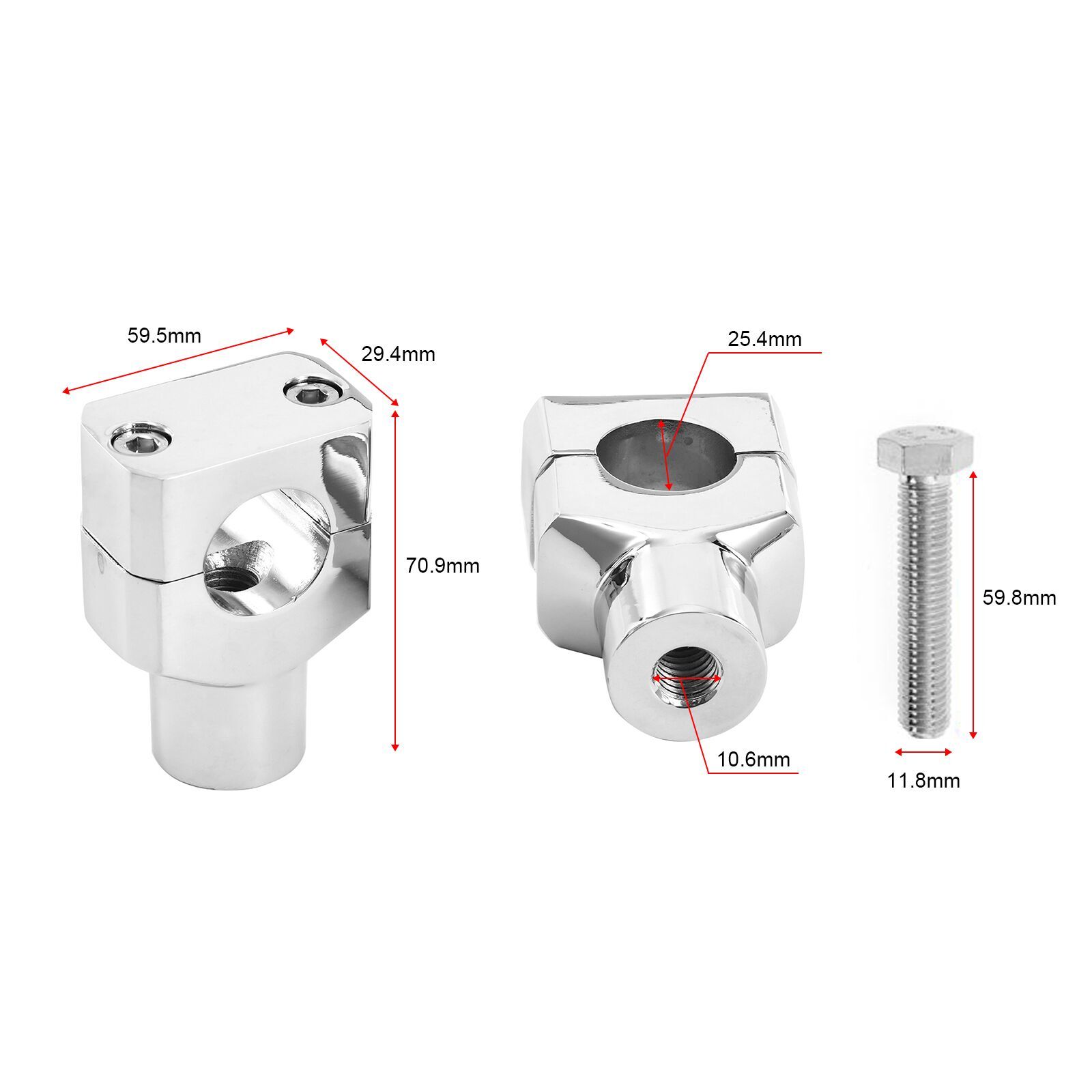 1" Handlebar Risers For Honda Shadow Phantom ACE Aero Spirit VT 750 1100 VLX600 | eBay Australia