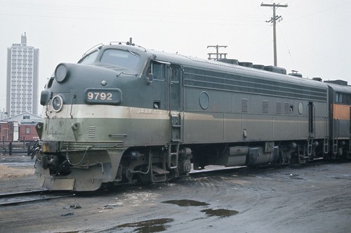 TP Original Slide BN Burlington Northern FP7A #9792 Patched NP Paint | eBay