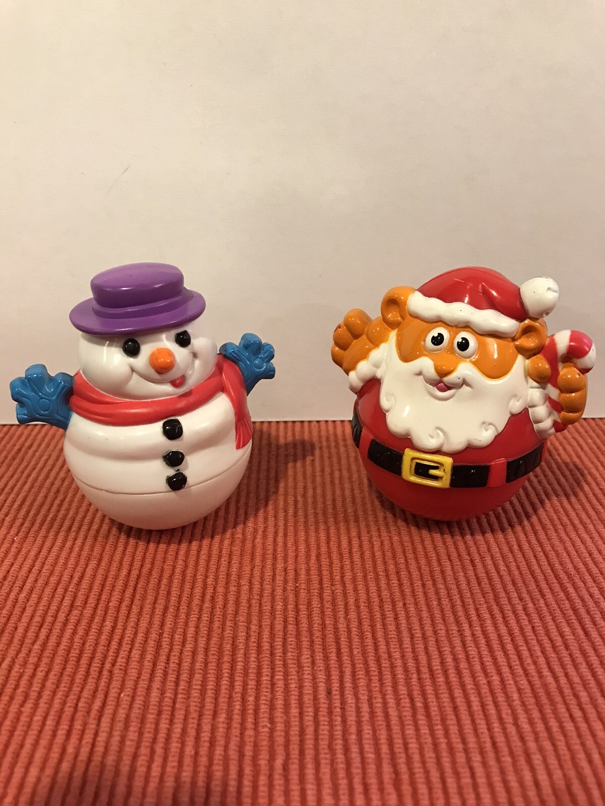 2005 Playskool Christmas Weebles Santa Claus & Snowman Hasbro | eBay