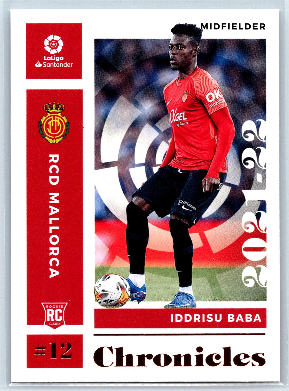 Iddrisu Baba 2021 Panini Chronicles RC Mallorca #17 | eBay