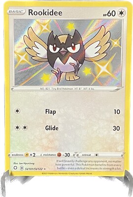 Rookidee SV101/SV122 - Shining Fates - Shiny Holo Rare Pokemon Card ...