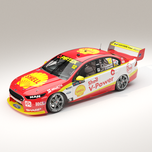 1:18 2017 Shell V-Power #12 FGX Falcon Sandown 500 Retro Round ...