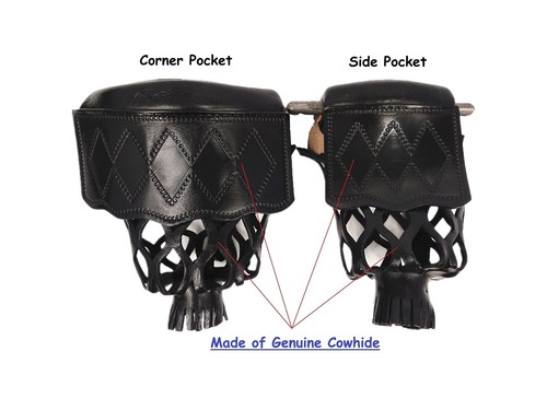 Pool Table Pockets, Leather Pool Table Pockets, Billiard Pockets, Made ...