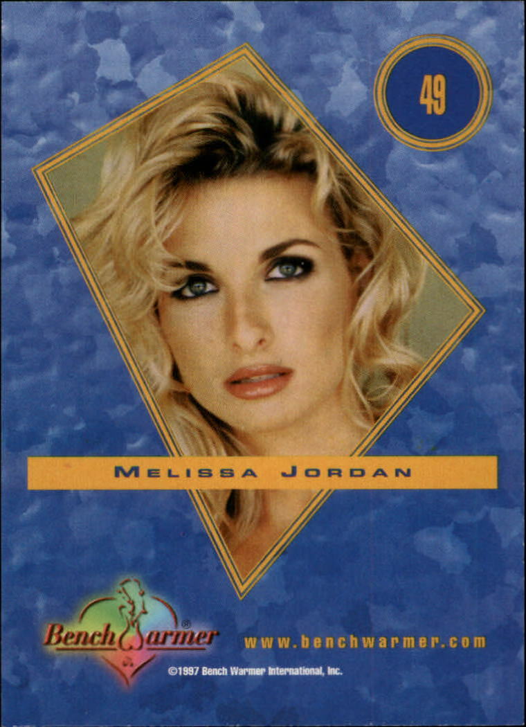 MELISSA JORDAN -- 1997 BENCH WARMER 😍 Very HOT & VERY SEXY Trading Card ...