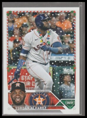 2023 Topps Holiday #H160c Yordan Alvarez Short Print | eBay