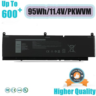 PKWVM BATTERY FOR DELL Precision 7550 7560 7750 7760 Mobile Workstation ...