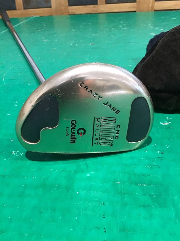Goldwin Golf Crazy Jane Milled Mallet Putter Face Balanced 35'' Tour ...