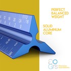 Architectural Scale Ruler, Metal Ruler of Solid Aluminum, 12 inch ...