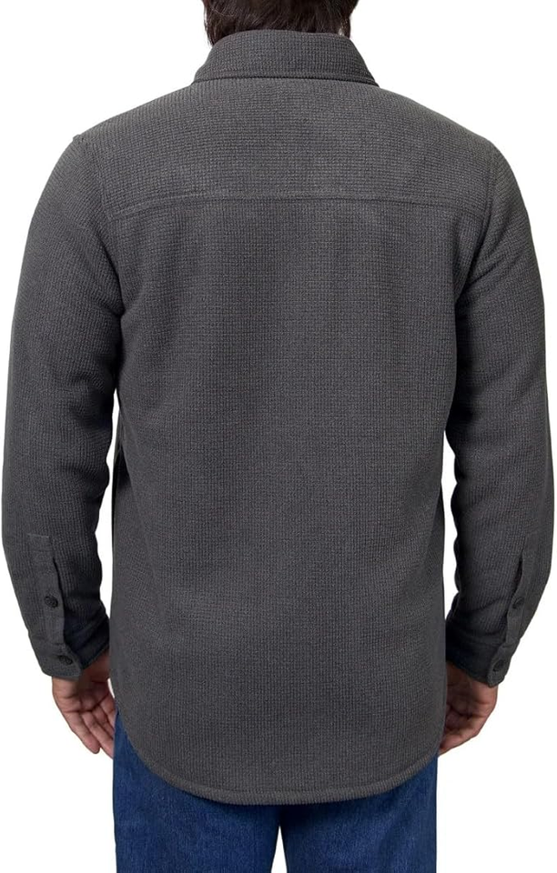 Freedom Foundry Men's Plaid Fleece Jackets Super Plush Sherpa Lined ...