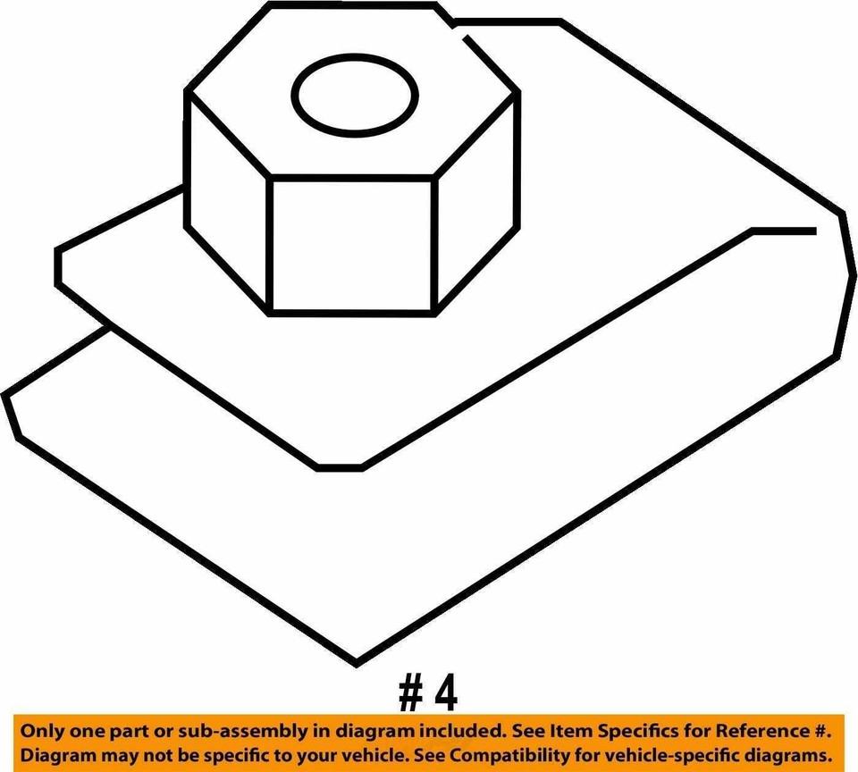 MAZDA OEM 10-25 2 Rear Bumper Bumper Components-Splash Shield U-Nut ...