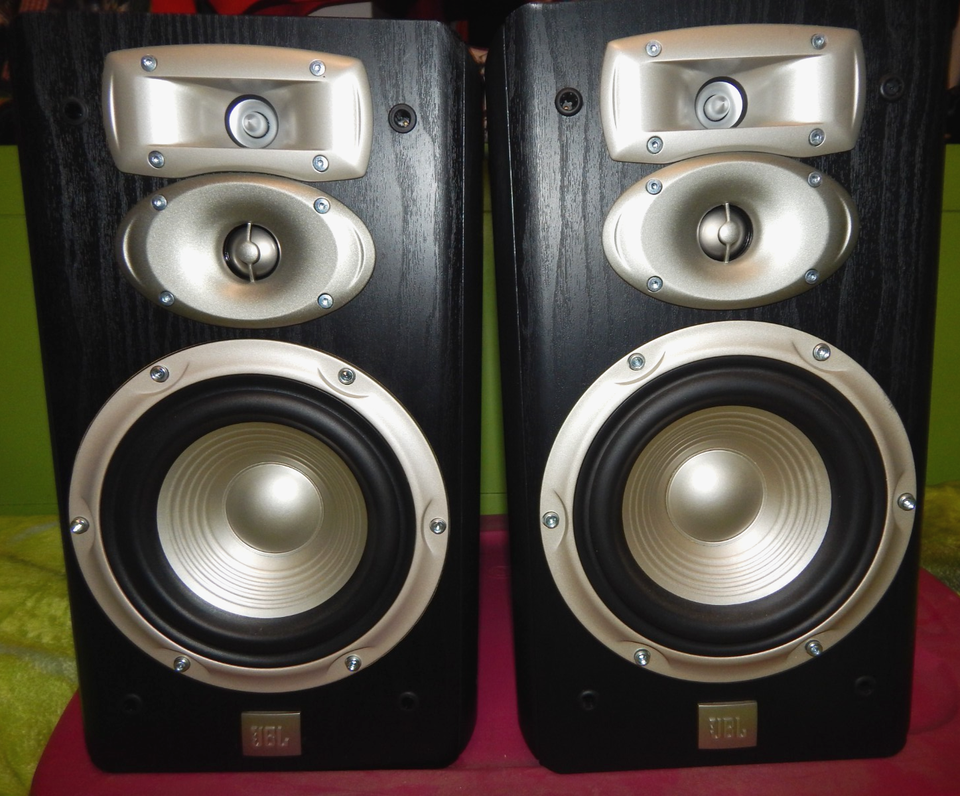 JBL Studio Series L830 6" 3-Way Stereo Home Theater Bookshelf Speakers ...