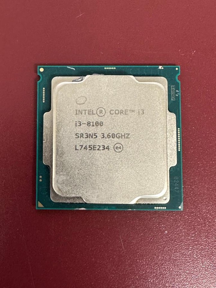 Intel Core i3-8100 3.60GHz Quad Core SR3N5 LGA1151 Desktop CPU ...