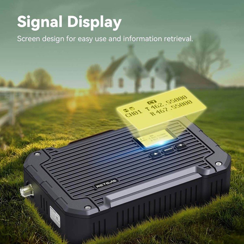 Retevis RT97L Long Range 25W Portable GMRS Repeater Kit Waterproof | eBay