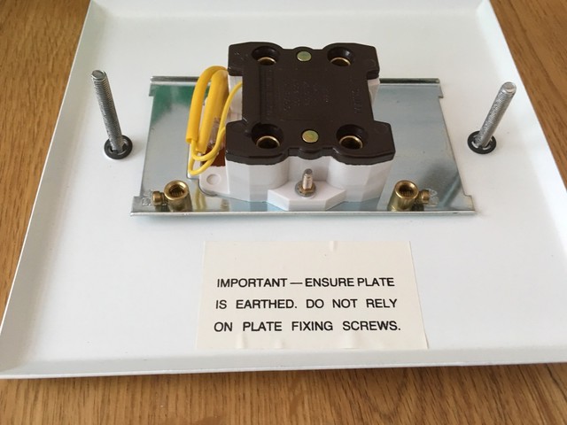 Crabtree 4523/3 50a Amp DP Double Pole 1 Gang Cooker Control Switch ...