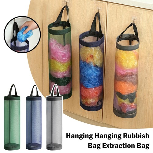 Kitchen Hanging Trash Rubbish Bag Holder Garbage Storage T BES Hanger ...