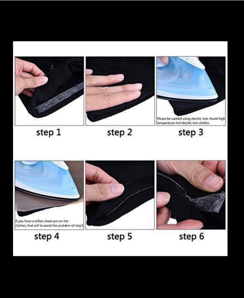 70M Iron-on Hemming Strip Hem Tape in White No Sewing Required Fusing ...