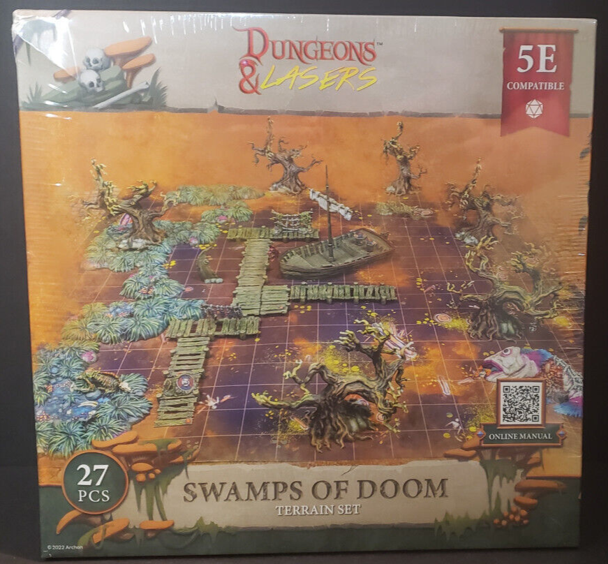 Swamps of Doom Terrain Set Dungeons & Lasers Archon Studio | eBay