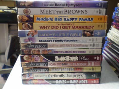 (14) Tyler Perry Comedy DVD Lot: (5) Madea Aunt Bam's Place Haves ...