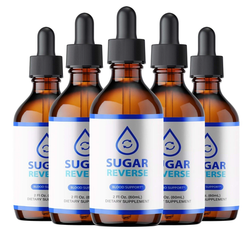 (5 Pack) Sugar Reverse Drops, Natural Blood Support Formula ...