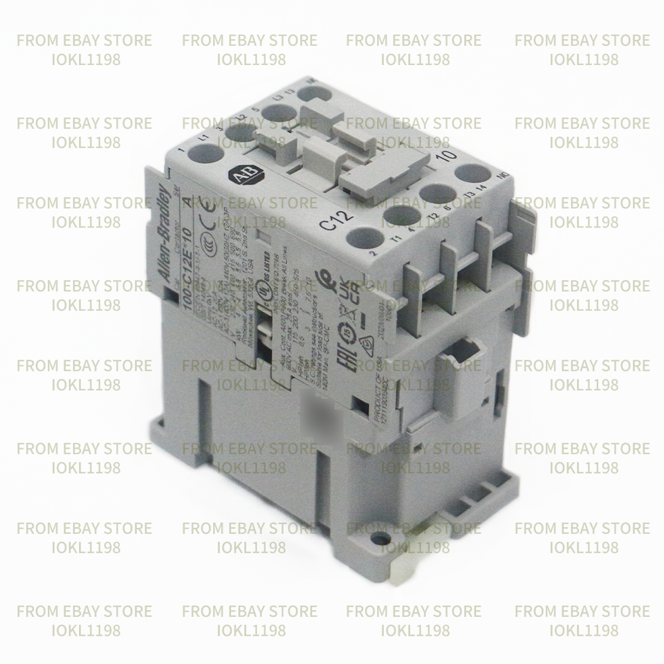100-C12EJ10 100-C IEC Contactor 24V DC Electronic Coil New Sealed Allen ...