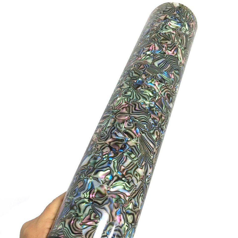 18x62" Drum Wrap 0.5mm Musical Instrument Deco Sheet Abalone Seashell ...
