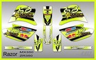 Razor MX350 graphics kit decals THICK AND HIGH GLOSS | eBay
