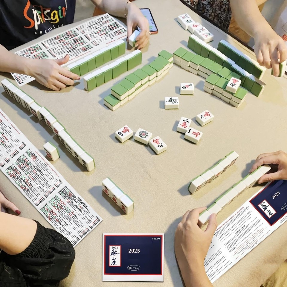 🔥NEWEST 2025 National Mah Jongg League Card Large Size Official Hands ...