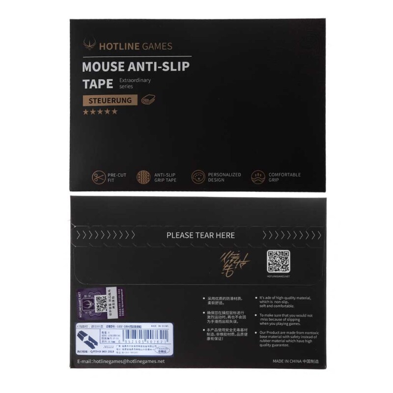 Hotline Games Mouse Skin Anti-Slip Grip Tape Self Adhesive Sweat ...