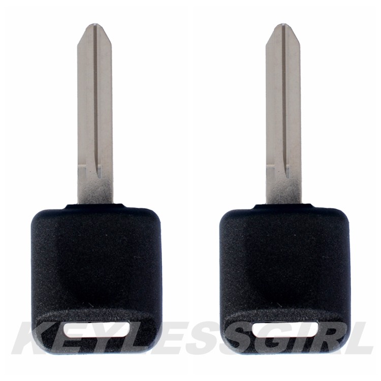 2P New Transponder Uncut Ignition Chip Installed Key Blade Blank ...