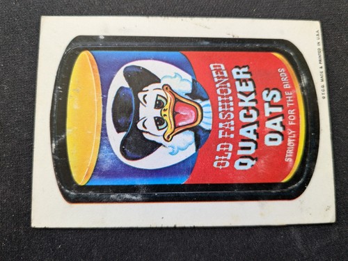1973 Topps Wacky Package Sticker NNO Quacker Oats (VG/EX) | eBay