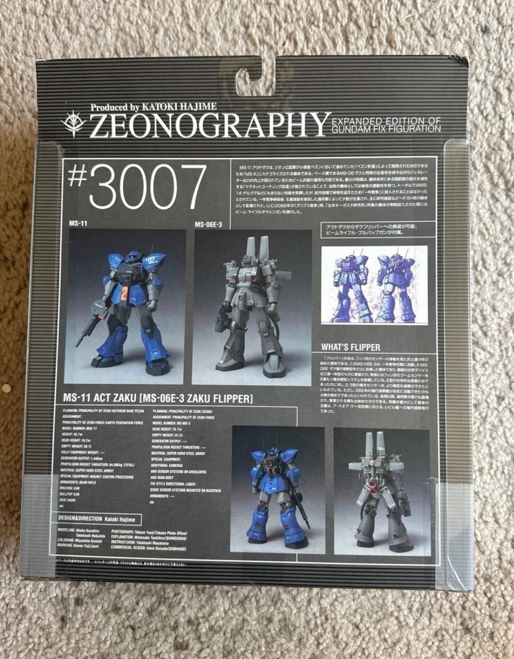 Bandai Gundam Fix Figuration Zeonography #3007 Act Zaku ( Zaku Flipper ...