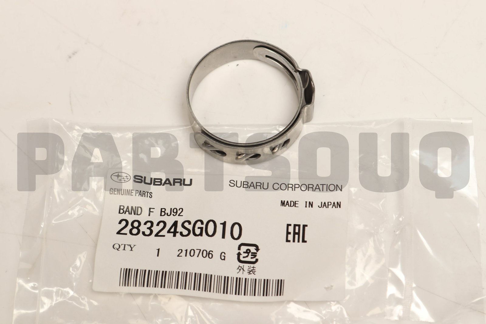 28324SG010 Genuine Subaru BAND F BJ92 28324-SG010 | eBay