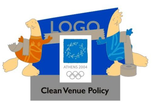 CLEAN VENUE POLICY - ATHENS 2004 OLYMPIC GAMES - INTERNAL PIN #99 | eBay