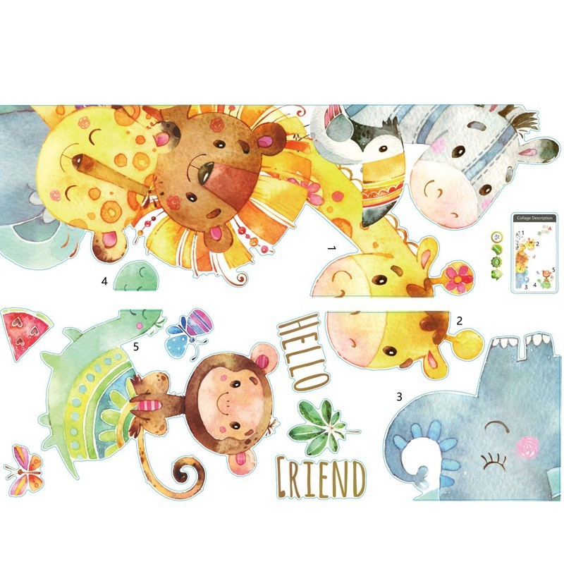 1Pc Various Sticker Vinyl Car Mural Kids Room Wall Window Decal Art ...