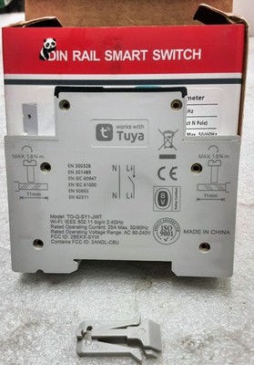 TONGOU DIN RAIL SMART SWITCH -TO-Q-SY1-JWT-25 AMP-WORKS WITH TUYA ...
