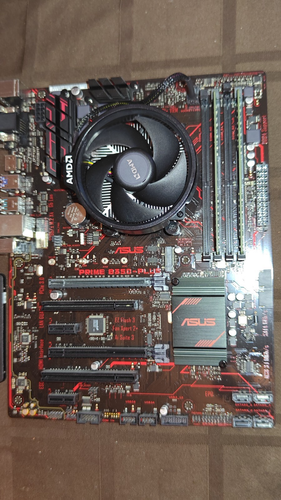 Asus Prime B350-Plus Motherboard+AMD Ryzen 5 1500X+16GB Crucial DDR4 ...