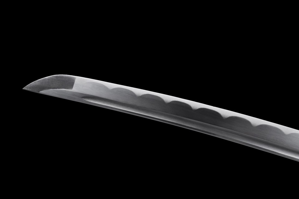 BLACK JAPANESE SAMURAI KATANA SWORD 1095 CARBON STEEL SHARP FULL TANG ...