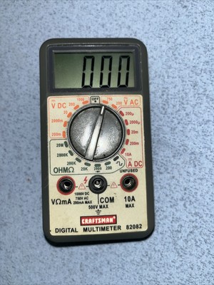 Multimeters - Craftsman Digital Multimeter