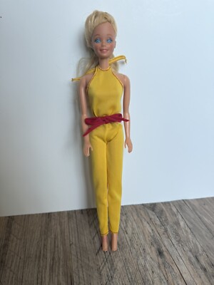 Vintage Mattel My First Barbie 1980's Fashion. Yellow Red Jumpsuit ...
