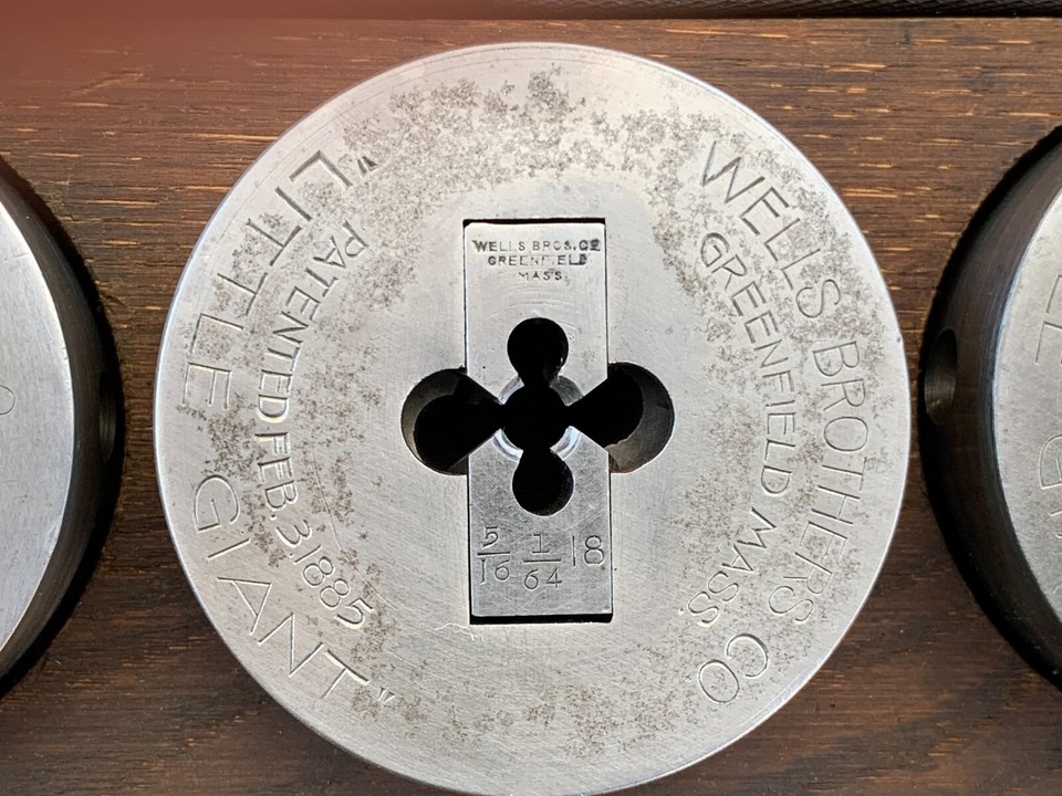 Vintage Greenfield Little Giant # 35 Tap and Die Set, Screw Plate ...