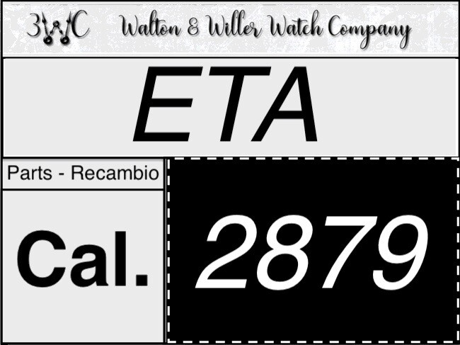 1 Pc ETA 2879 Original parts GENUINE recambio New NOS 2879 vintage 3WC ...