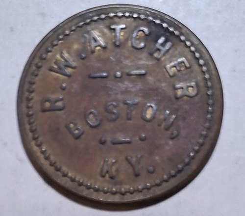 Boston, Kentucky R. W. Atcher Good For 25 Cents In Merchandise Trade ...