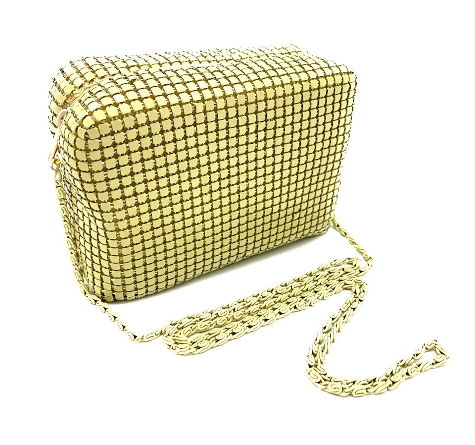 Small Evening Metal Mesh Party Prom Wedding Banquet Purse (USA Stock ...