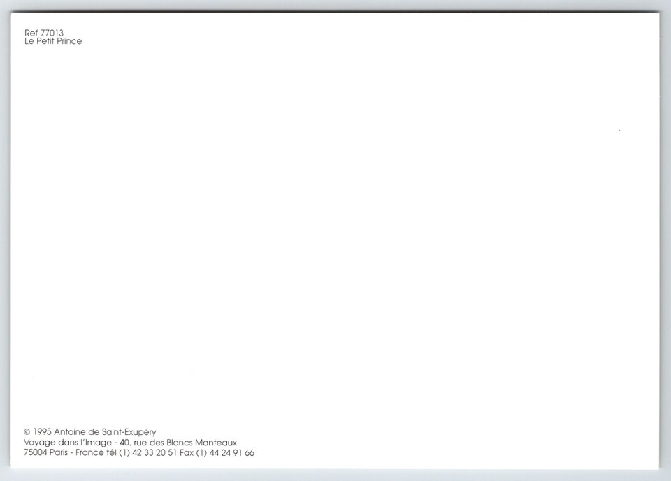 Postcard The Little Prince Le Petit Prince Book Antoine de Saint ...